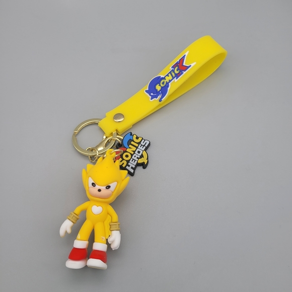 Storage & Organization | 3 Sonic The Hedgehog 3d Figure Keychains Sonic ...